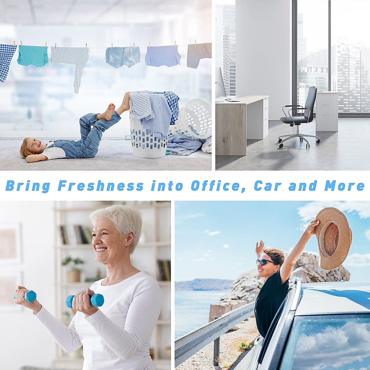 Clean Fragrance Oil, ESSLUX Essential Scented Oils for Diffuser for Home, Premium Soap Candle Making Scents, Aromatherapy Oils Collection for Laundry, Humidifiers, Fresh Scents for Spring Summer