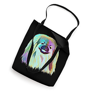 Colourful Dog Pekingese Tote Bag