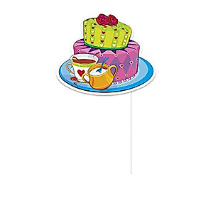 Tea Party Photo Booth Props (10 Count), Premium Multicolor Cardstock - Unique & Fun Design, Perfect For Birthdays & Themed Celebrations