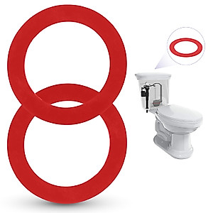 2PCS Flush Valve Seal for Mansfield Toilet Replacement Parts, Silicone Toilet Replacement Parts Compatible with 2003 Era Mansfield Flush Valve Seal 210 & 211 Flush Valve, Equivalent to 630-0030