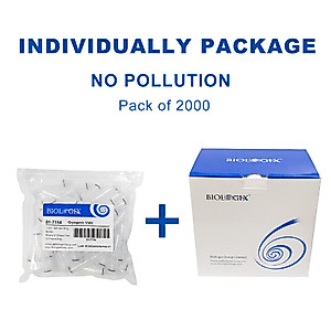 CryoKing Cryogenic Vials 1.5 ml with Screw Caps Cryotubes for Low Temperature Sample Storage Clear Sterile Vials, Case of 2000