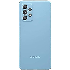 SAMSUNG Galaxy A52 (SM-A525F/DS) Dual SIM, 128GB/ 6GB RAM, 6.5” Factory Unlocked GSM, International Version - No Warranty - Awesome Blue