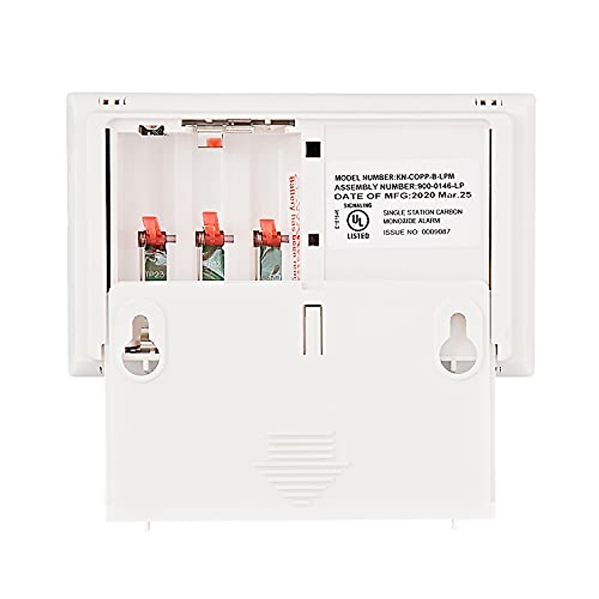 Kidde Carbon Monoxide Detector, AA Battery Powered CO Alarm with LEDs, Test-Reset Button, Low Battery Indicator, Portable