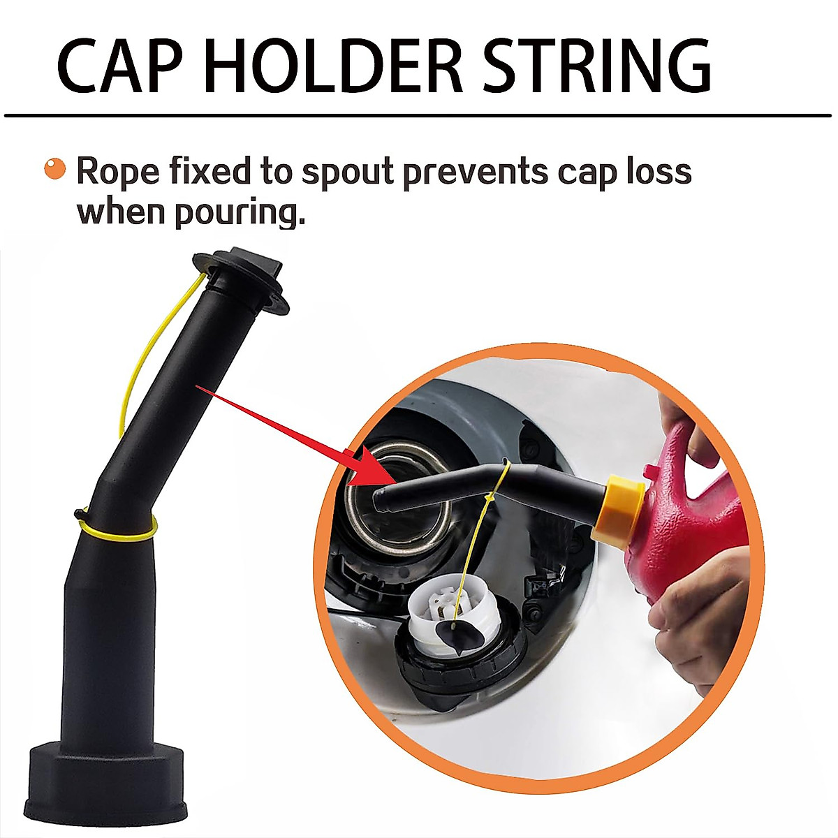 Gas Can Spout Replacement Universal Kit Leakproof Angle Nozzles Gasket Filter Screen Vent Cap Drill Bit for Old Style Gas Can Compatible with Midwest Blitz Gott Rubbermaind Essence Scepter Pack of 3