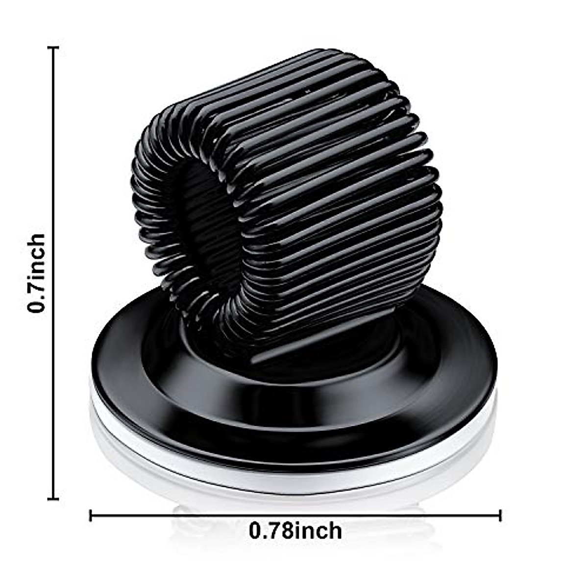Pen Holder Clips Manganese Steel Pen Holder Self Adhesive Pen Pencil Organizer with Adjustable Spring Loop for Refrigerator Whiteboard Erase Board and Bulletin Board Map (10)