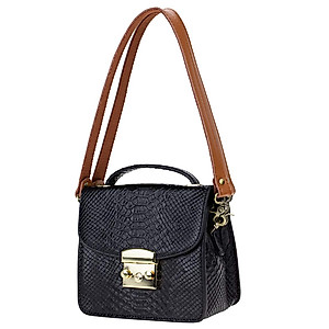 Allzedream Genuine Leather Purse Strap Sewing Canvas Replacement Handbag Shoulder Bag 2 Pcs (Camel)