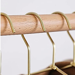 Koobay 12.5” Gold Matt Metal Coat Hanger, 30PCS, Children Standard Suit Hanger, Clothes Hangers for Closet Organization Notches Satin Matt