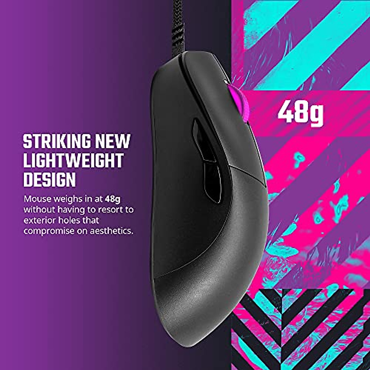 Cooler Master MM730 Wire Gaming Mouse Black, Adjustable 16,000 DPI, Palm|Claw Grip, PixArt Optical Sensor, Ultraweave Cable, PTFE Feet, RGB Lighting (MM-730-KKOL1)