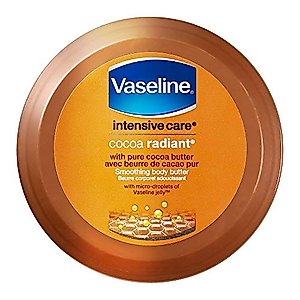 Vaseline Intensive Care Cocoa Radiant Smoothing Body Butter with Pure Cocoa Butter NET WT. 8 OZ/227g