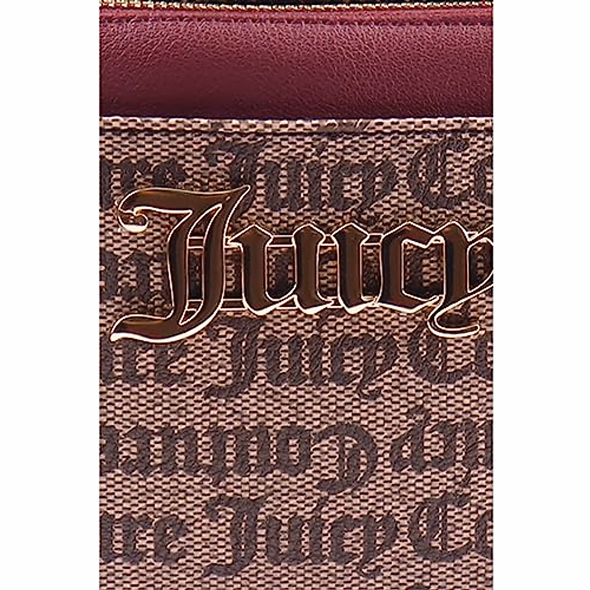 Juicy Couture Pullout Pouch Backpack Taupe/Dark Brown One Size