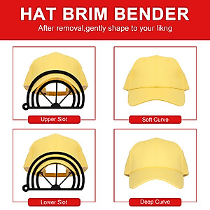 khanka Hard Storage Carrying Case Compatible with Baseball Caps This Organizer Holder Protects up to 8 Hats (Red)