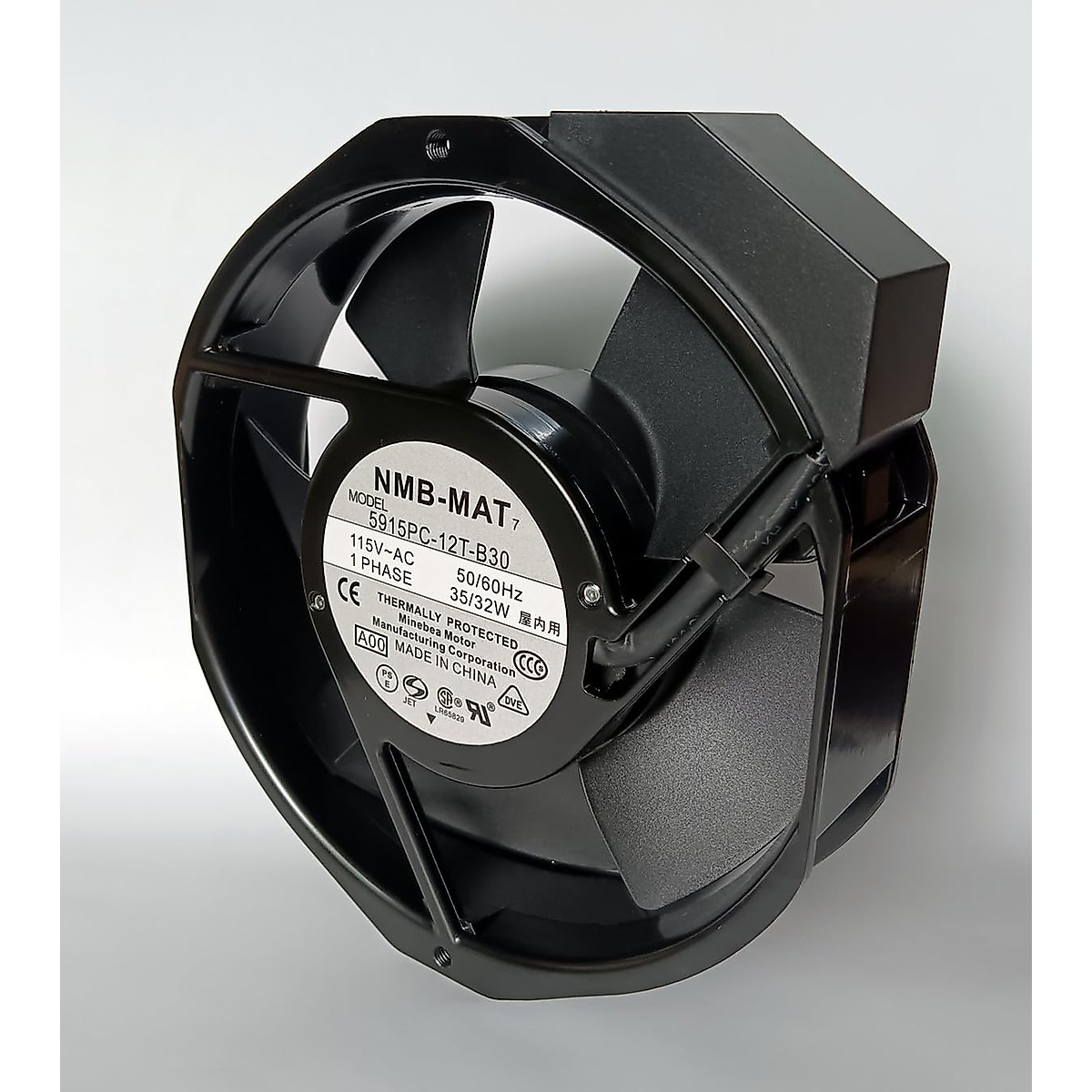 5915PC-12T-B30 Fan 5915PC-12T-B30-A00 115V 50/60Hz 35/32W 172×150×38mm Cooling Fan