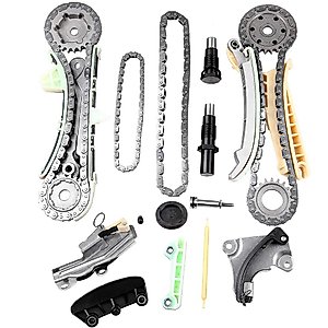SCITOO TK428TK4090 Timing Chain Kit Chain Tensioner Sprocket Chain Guide Rail fits for 97-09 for Ford Explorer for Mazda B4000 for Mercury Mountaineer
