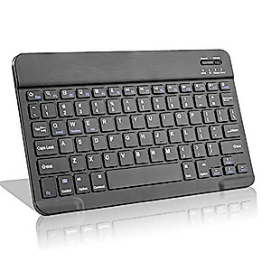Samsung Galaxy Tab S7/S8/S9 Wireless Keyboard,Universal Slim Portable Bluetooth Keyboard Compatible with Samsung Galaxy Tab S7/S8/S9 Keyboard with Built in Rechargeable Battery,Black