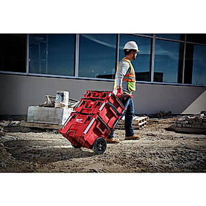 Heavy Duty, Versatile And Durable Modular Storage System PACKOUT 22 in.Tool Box By Milwaukee, Interior Organizer Trays, Heavy Duty Latches