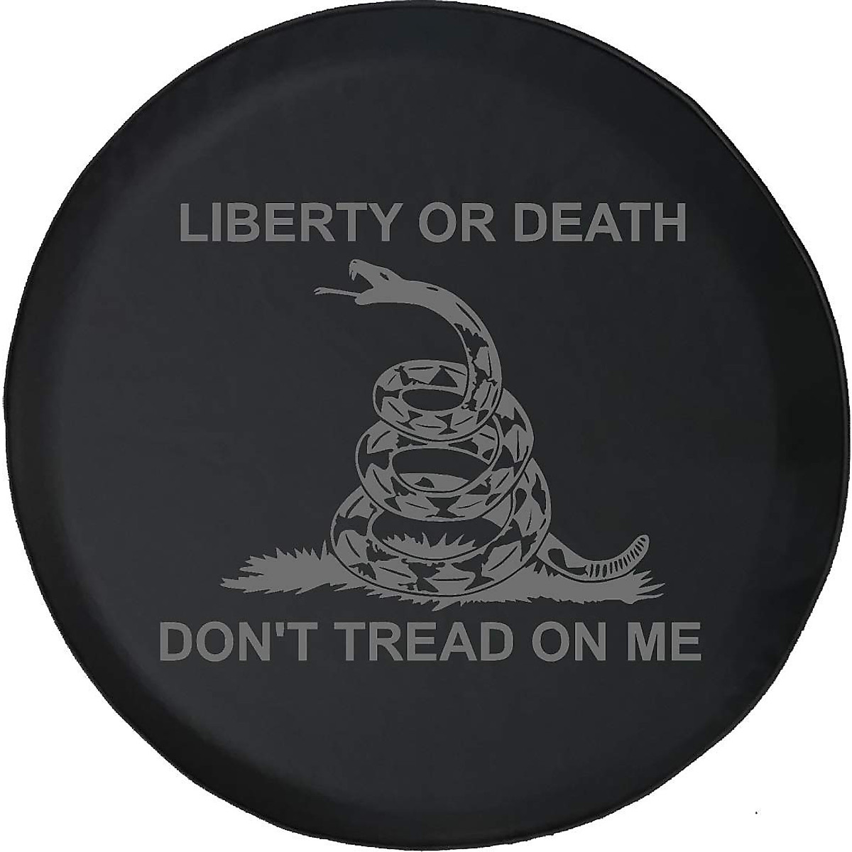 Spare Tire Cover Liberty or Death Don't Tread On Me Snake US (Fits: SUVs Camper Accessories RV Accessories Size 32 Inch