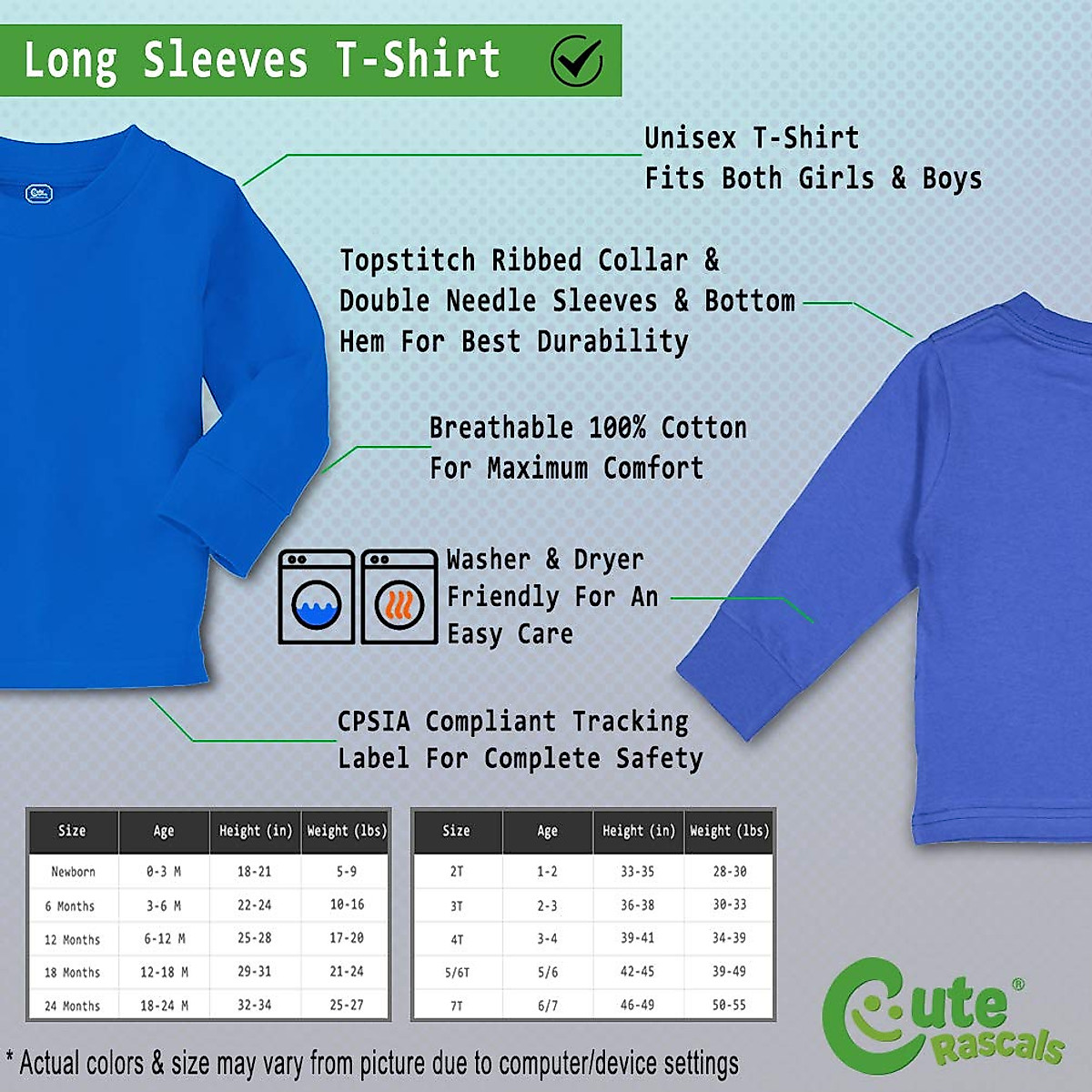 Kids Long Sleeve T Shirt Spaceship Rocket Space Cotton Boy & Girl Clothes Funny Graphic Tee Royal Blue Design Only 5 6T