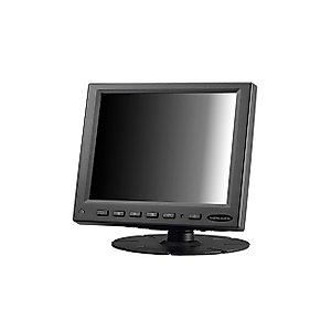 Xenarc 8" LCD Monitor with VGA and DVI Video Inputs 400 NIT 800x600 Native Resolution, 4x3 Aspect Ratio Contrast Ratio to 500:1-805YV