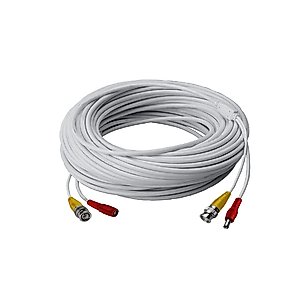 Lorex RG59 Power Accessory Cable, High Performance BNC Video Cable for Security Camera Systems, for Analog HD (CVI/TVI/AHD/MPX) or Analog (CVBS) Surveillance System, 250 feet (76m)