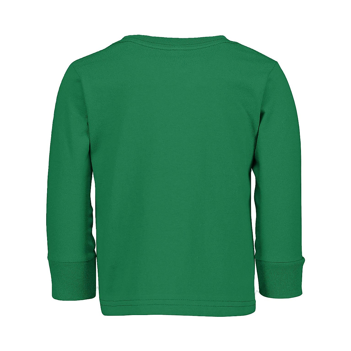 Lucky One - Horseshoe Shamrock Long Sleeve Toddler Cotton Jersey Shirt (Kelly - Long Sleeve, 2T)