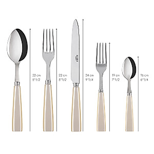 Sabre Natura 5-Piece Flatware Set White