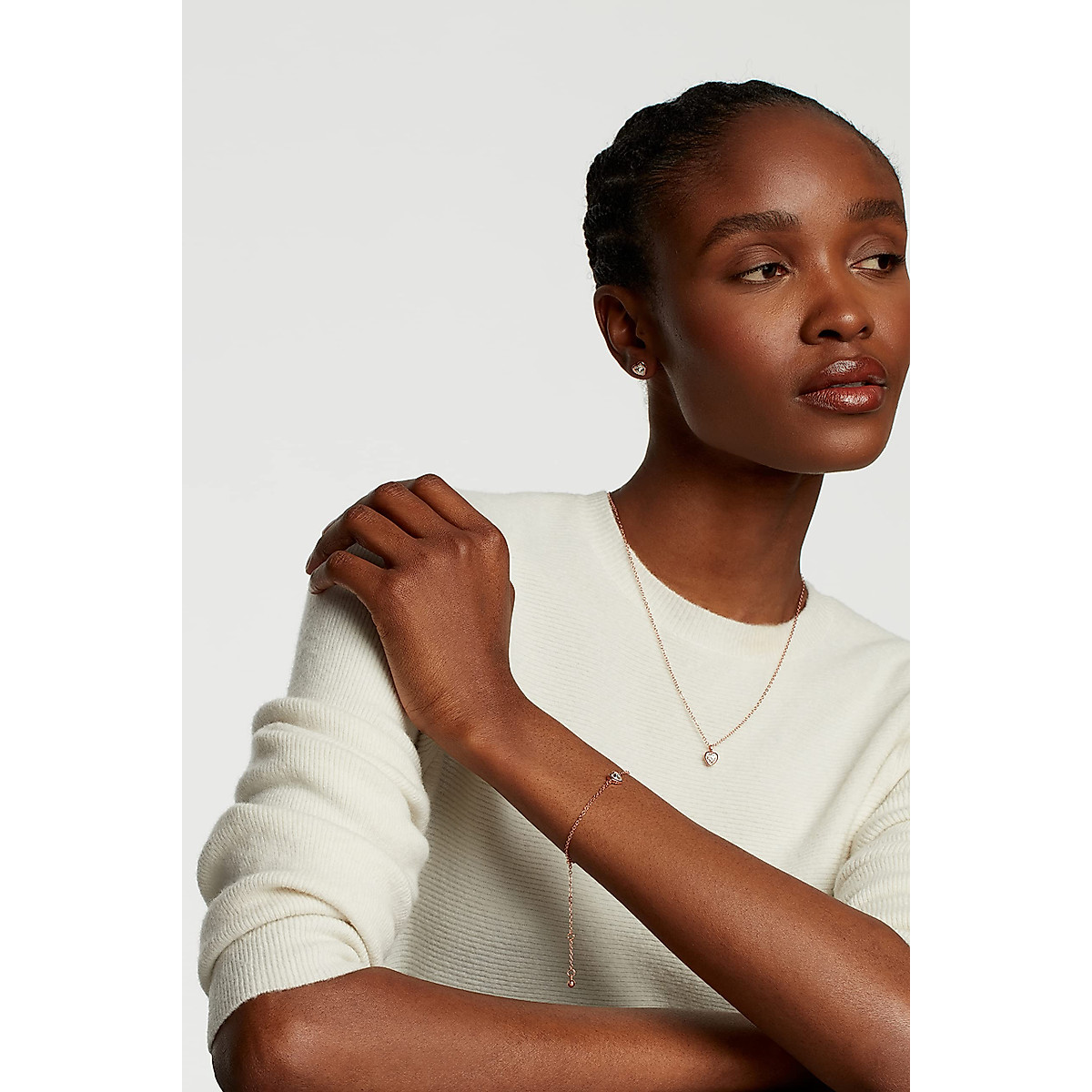 Ted Baker London Han Crystal Heart Stud Earrings for Women