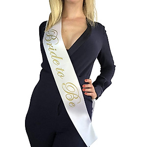 Bridal Shower Bachelorette Party Satin Sash Set:1 Bride to Be Sash, 8 Bridesmaid Sash, 9 Pcs Bride Tribe Wedding Decorations Kit for Hen Party, Engagement Party Favors & Supplies