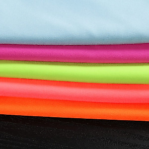 Artfish Women's Sleeveless Cropped Shirts High Neck Stretchy Fitted Basic Crop Tank Top (Hot Pink, M)