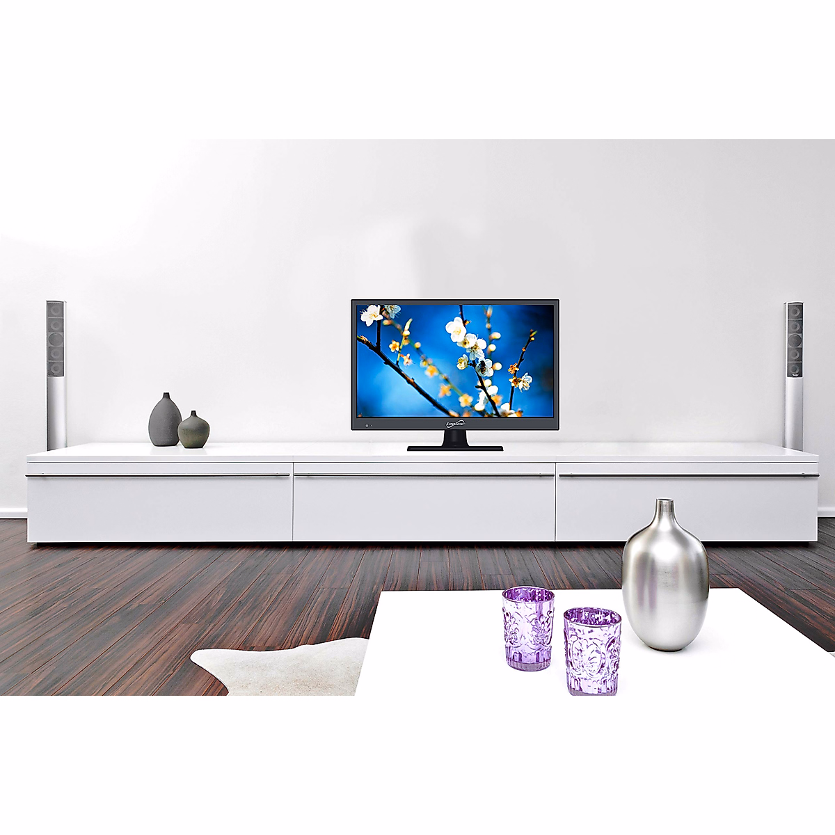 Supersonic SC-1311 13.3-Inch 1080p LED Widescreen HDTV with HDMI Input (AC/DC Compatible)