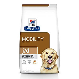 Hill's Prescription Diet j/d Joint Care Chicken Flavor Dry Dog Food, Veterinary Diet, 27.5 lb. Bag