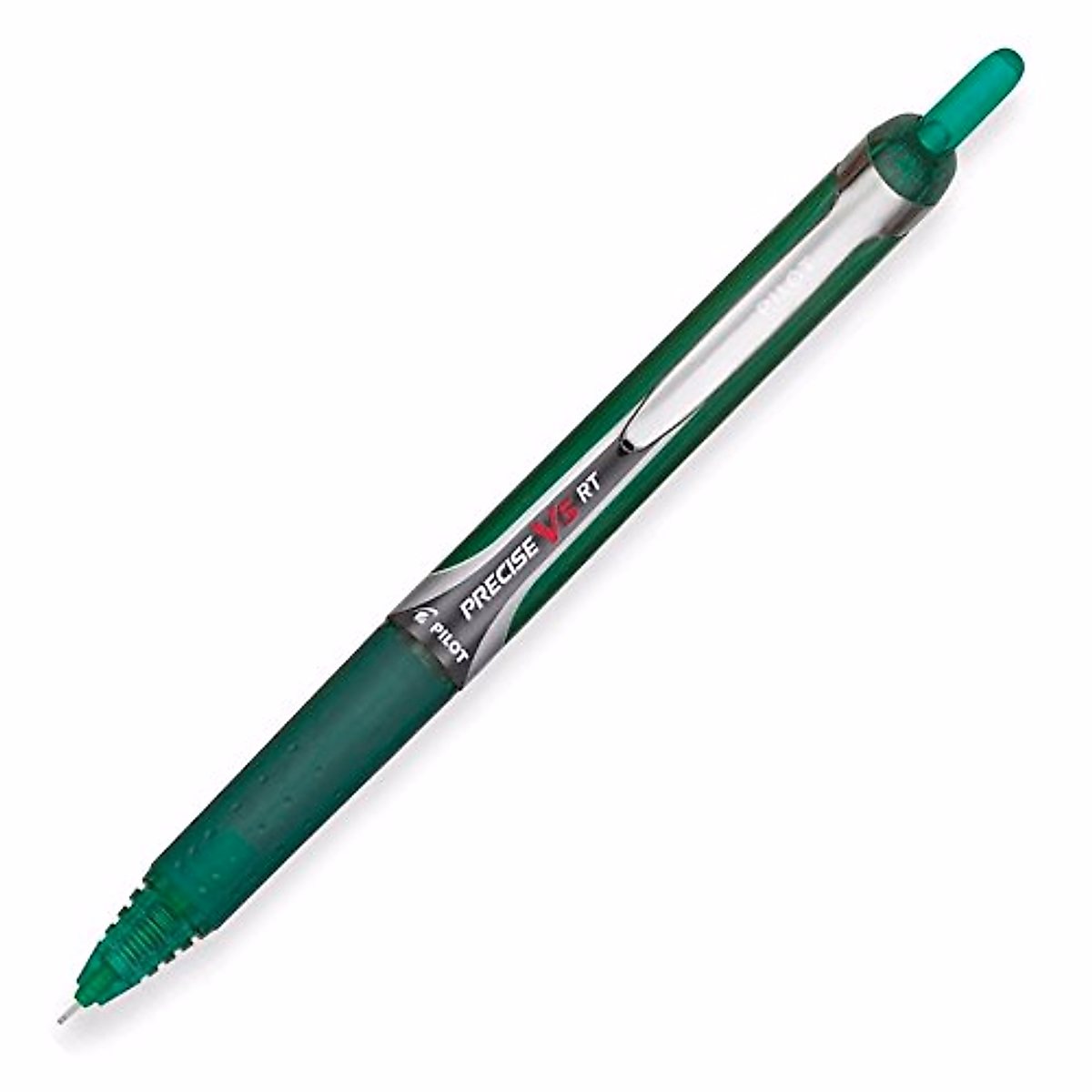 Pilot (26065) Precise V5 Retractable Green Pens, Sold Individually