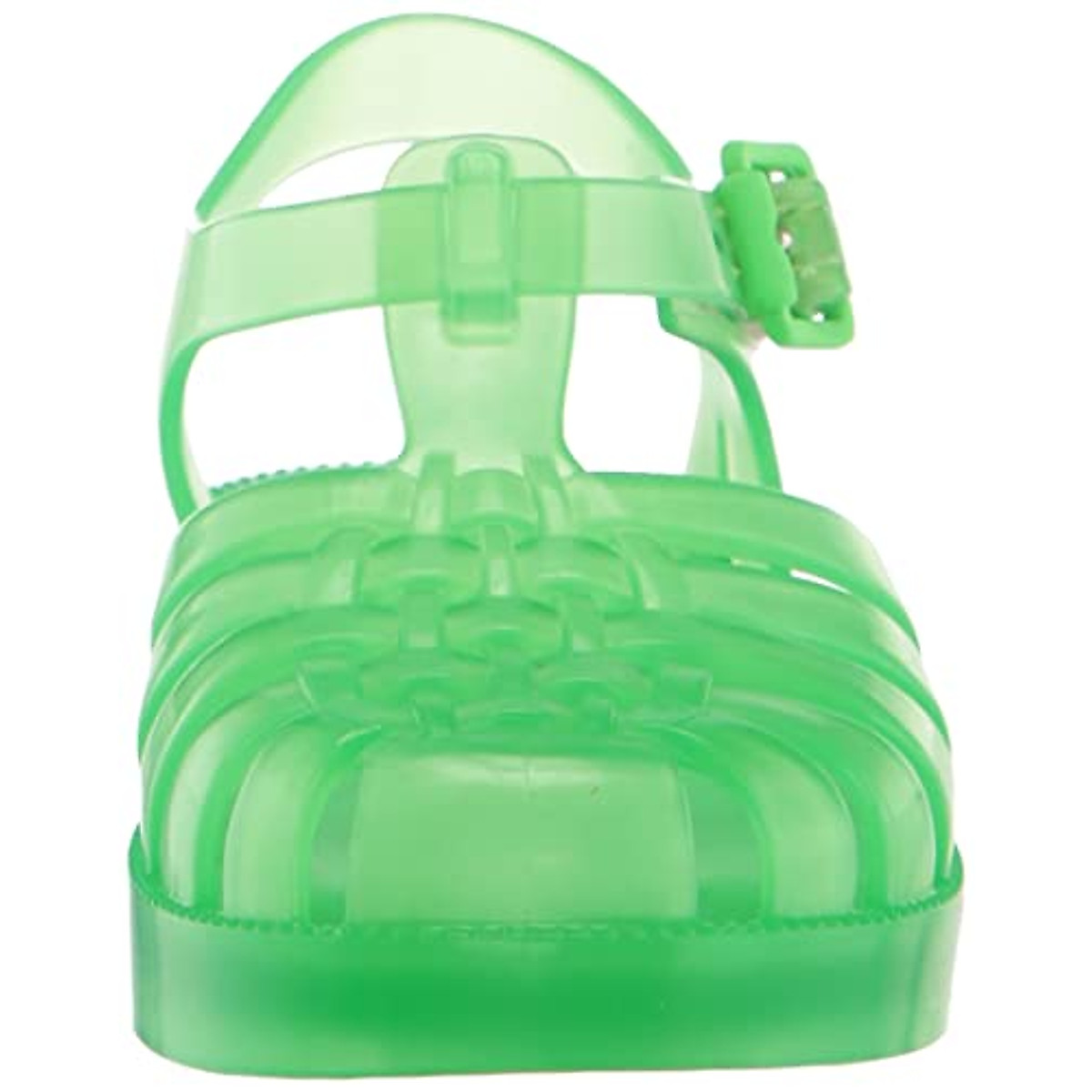 Mini Melissa Girls Flat Sandals, Green, 1 Little Kid