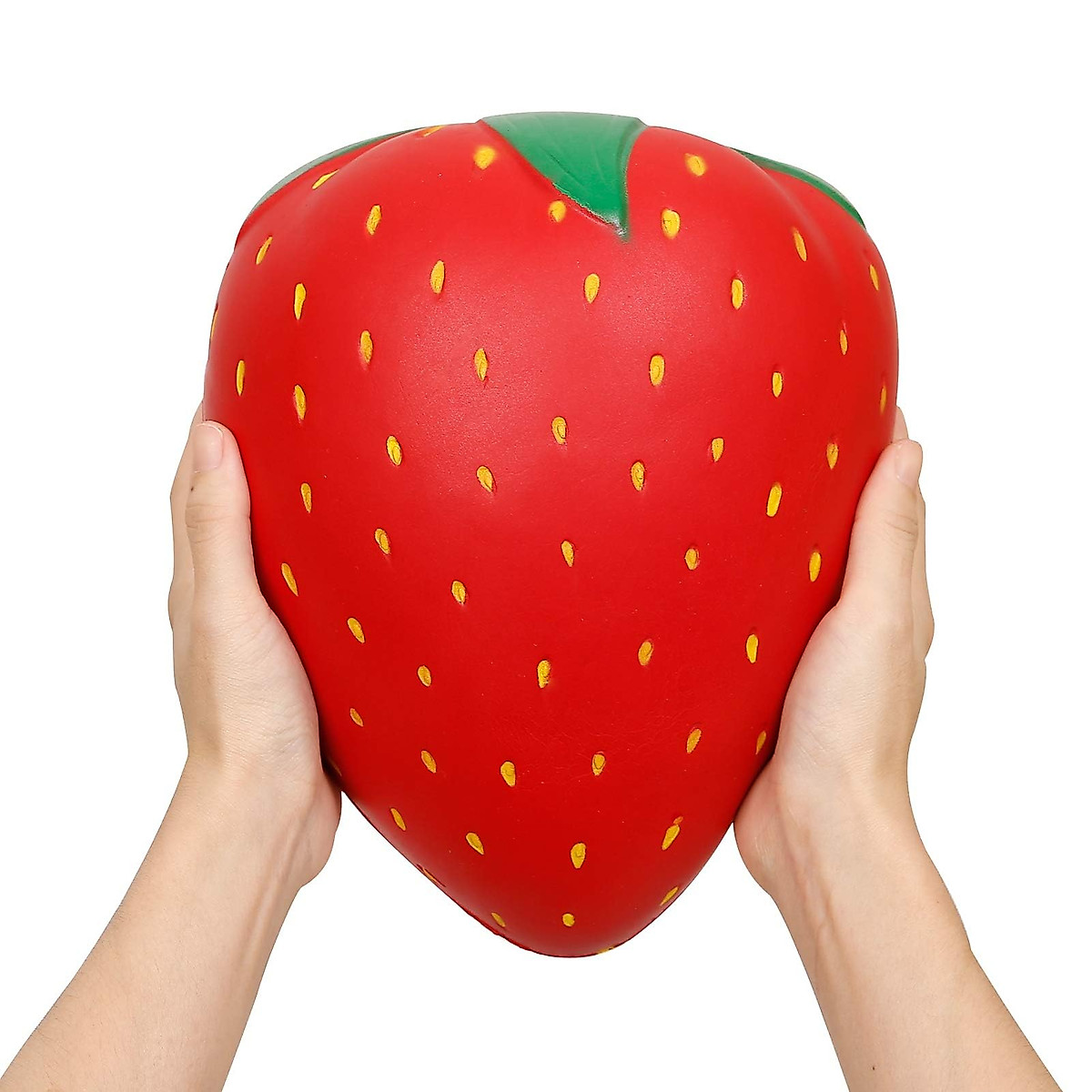 Anboor Jumbo Squishys Toy, 7.9" Squishies Strawberry Giant Soft Fruit Toys Stress Relief Kid Adults Party Collection