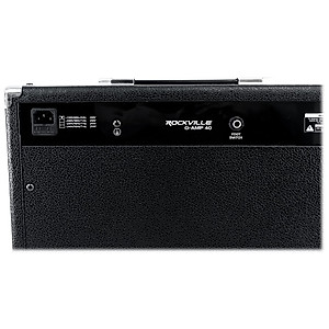Rockville G-AMP 40 Guitar Amplifier 10" Speaker/Bluetooth/Mic in/USB/Footswitch,Black