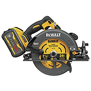 DEWALT FLEXVOLT 60V MAX* Circular Saw with Brake Kit, 7-1/4-Inch (DCS578X1)