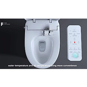 Fine Fixtures Smart Toilet Bidet Seat - Elongated.
