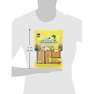 Himalayan Dog Chew Original Yak Cheese Dog Chews, 100% Natural, Long Lasting, Gluten Free, Healthy & Safe Dog Treats, Lactose & Grain Free, Protein Rich, Mixed Sizes, Dogs 65 Lbs & Smaller