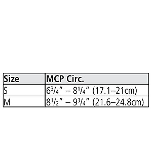 Rolyan Soft Hand-Based Ulnar Deviation Insert for Right Hand, Short Splint Insert for Joint Alignment, Aligns the Knuckle Joints in the Hand and Fingers for Pain Relief and Mobility, Small