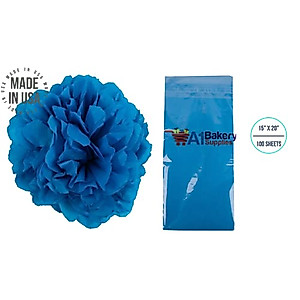 Gift Wrap Color Tissue Paper Gift Wrap Tissue Paper Brilliant Blue 15 x 20 inch 100 Sheets