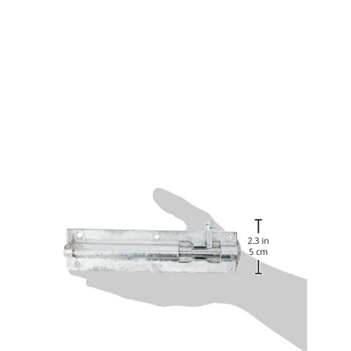 TIMCO Straight Tower Bolt - Hot Dipped Galvanised - 6" - Great for securing Flush Fitting Gates and shed Doors in a Closed Position, Adding Increased Security - One Bolt in a Pack.