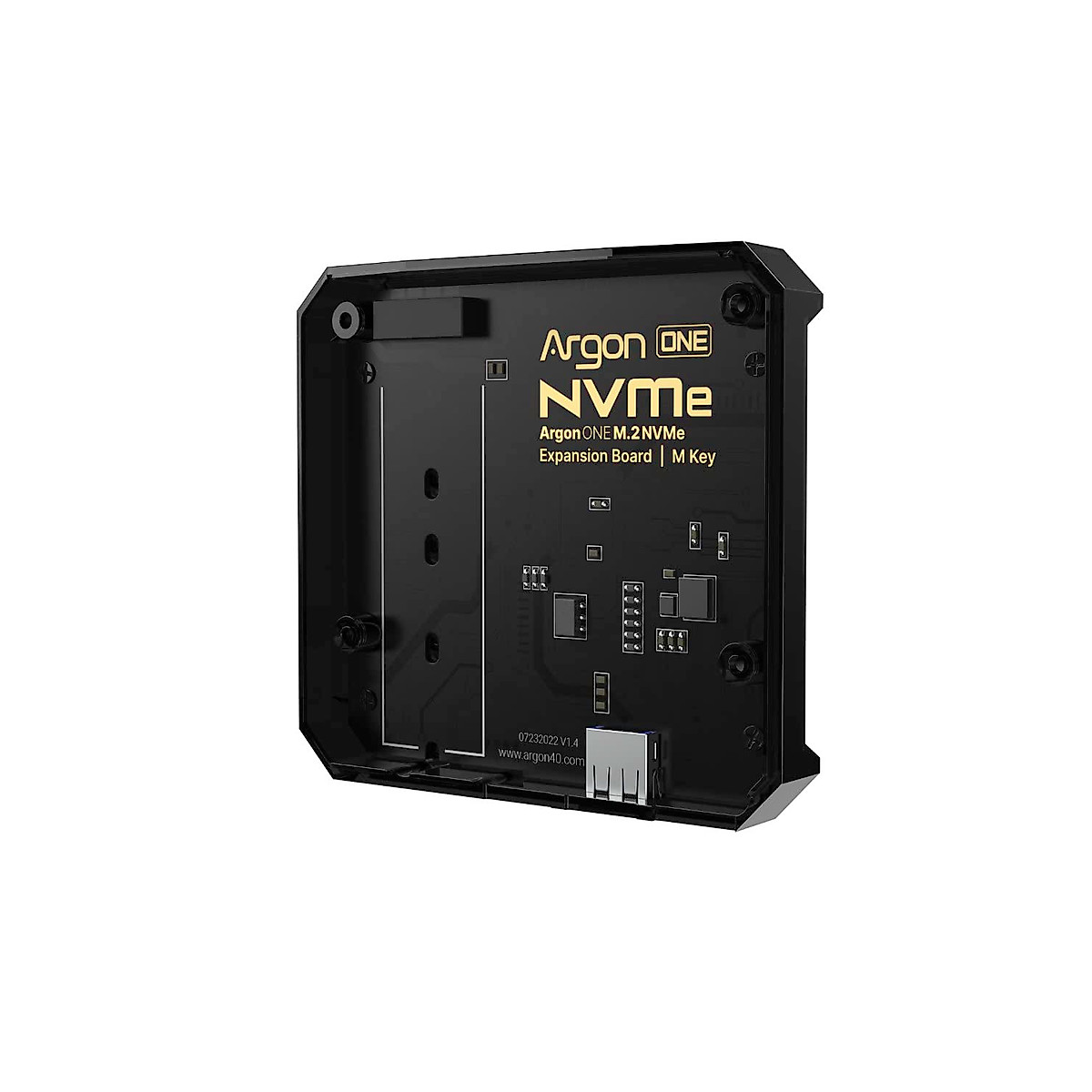 Argon ONE M.2 NVME Expansion Board for Raspberry Pi 4 | Supports M-Key M.2 NVME SSD | Only Compatible with Argon ONE V2 Cases