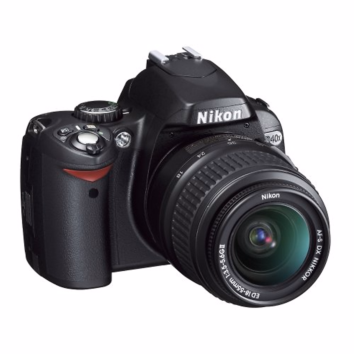 Nikon D40X DSLR Camera with 18-55mm f/3.5-5.6G ED II AF-S DX and 55-200mm f/4.5-5.6G ED AF-S DX Zoom-Nikkor Lens