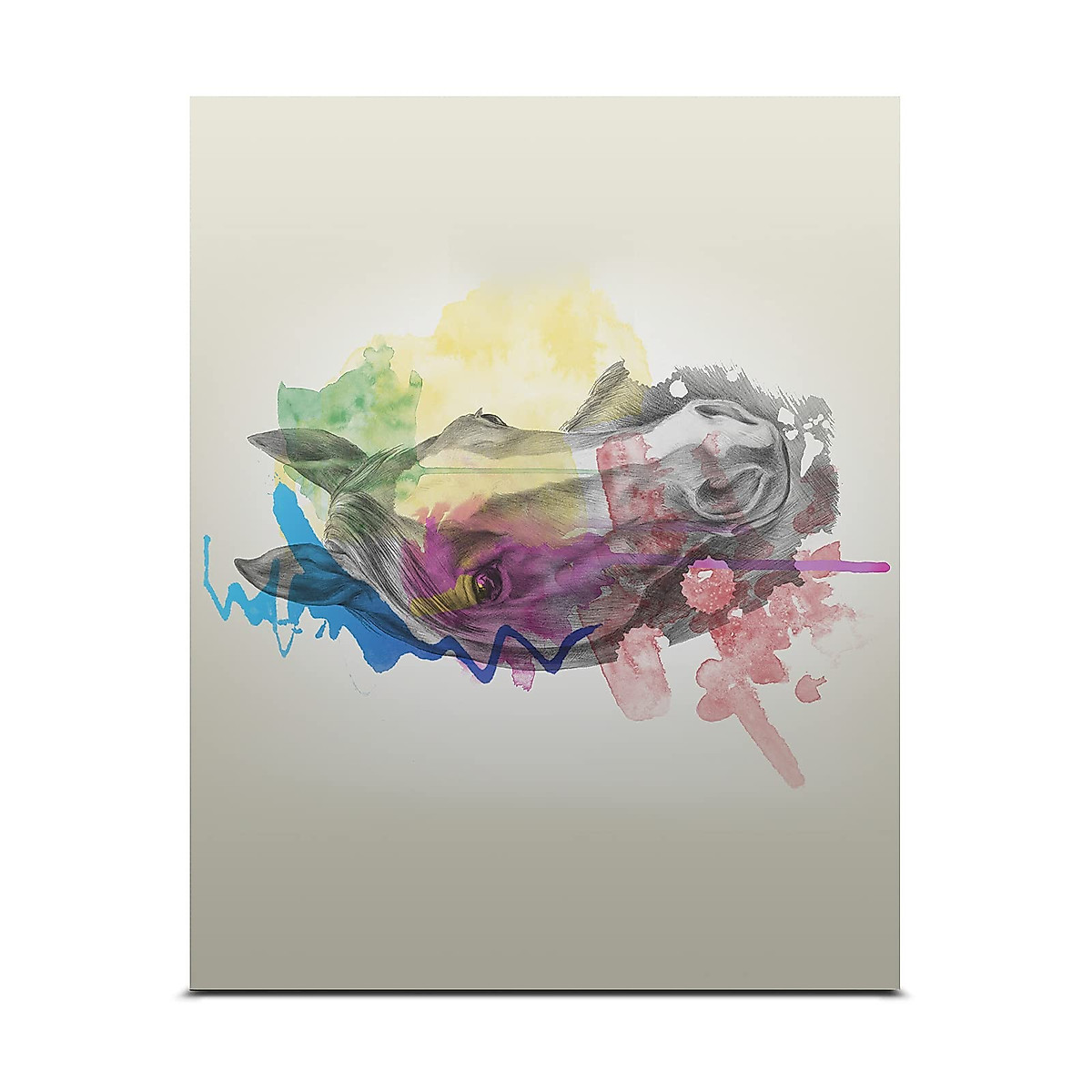 Head Case Designs Officially Licensed Mark Ashkenazi Horse Art Mix Matte Vinyl Sticker Gaming Skin Case Cover Compatible With Xbox One X Console and Controller Bundle