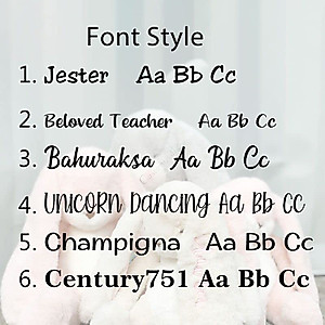 shiguangji Embroidered Bunny Easter Gifts for Baby Personalized Baby Gifts Bunny Doll Easter Gift Toddler Toys Newborn Toys