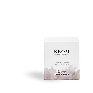 NEOM- Complete Bliss Scented Candle, 1 Wick | Blush Rose, Lime & Black Pepper | Essential Oil Aromatherapy Candle | Scent to De-Stress