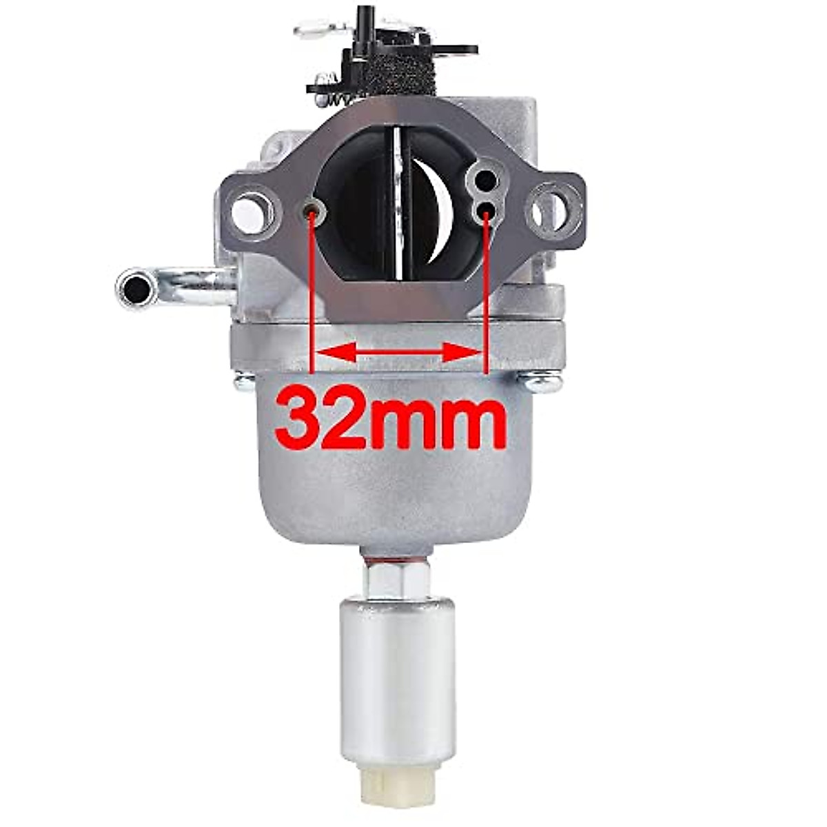 594593 591731 Carburetor w Fuel Filter for Nikki Briggs and Stratton 796109 590400 796078 498811 79416 594601 Intek 14HP 17.5HP 18HP Craftsman lt1000 lt2000 31c707 John Deere la115