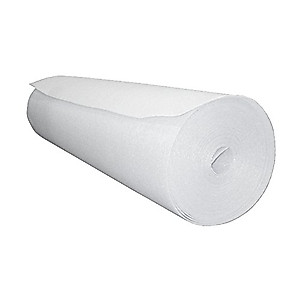 Blue Wave NL1973 Gorilla Guard Above Ground Closed Cell Pool Wall Foam, 1/8" x 48" x 100', White