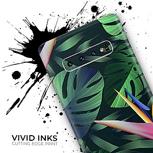 DesignSkinz Tropical Summer Jungle v2 Protective Vinyl Decal Wrap Skin Cover Compatible with The Samsung Galaxy S20 (Screen Trim & Back Glass Skin)