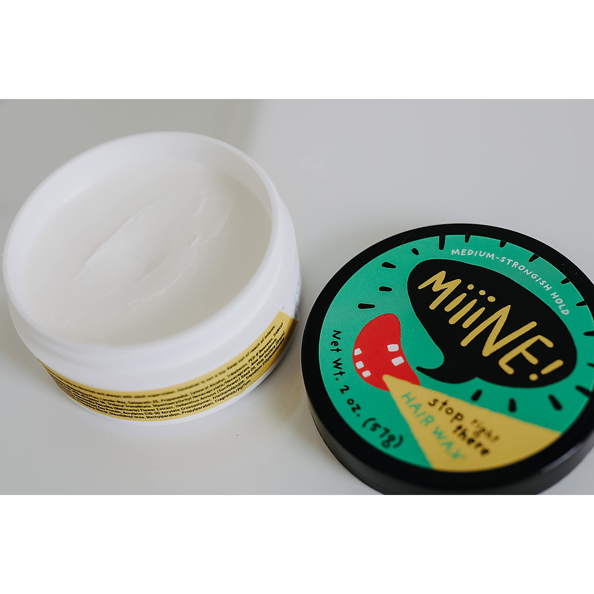 MiiiNE! 2oz Medium-Strong Hold Natural Hair Gel Alternative for Kids - Cruelty-Free, Made in USA by Stylists