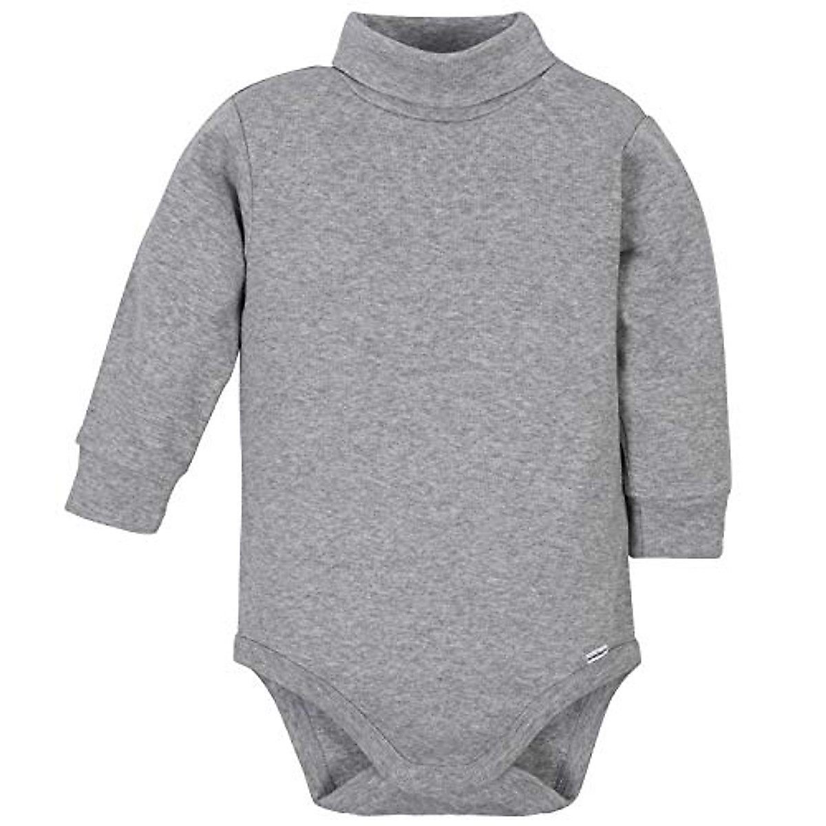 Gerber baby boys 2-pack Long Sleeve Turtleneck Onesies Bodysuits Footie, Gray, 24 Months US